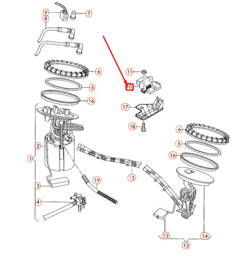 NEW AUDI A6 C6 FUEL PUMP CONTROL UNIT 4F0906093L OEM | eBay