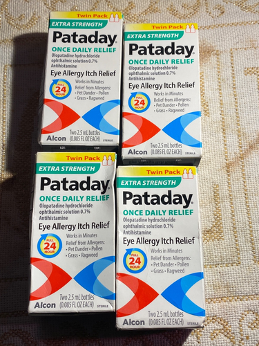 Pataday Once Daily Relief Extra Strength Eye Drops, Twin Pack 2x2.5ml ...