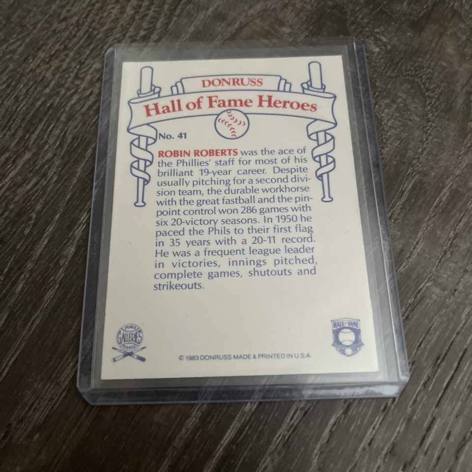 1983 Donruss Hall Of Fame Heroes Auto Lot Of 7 Musial, Kiner, Robert ...