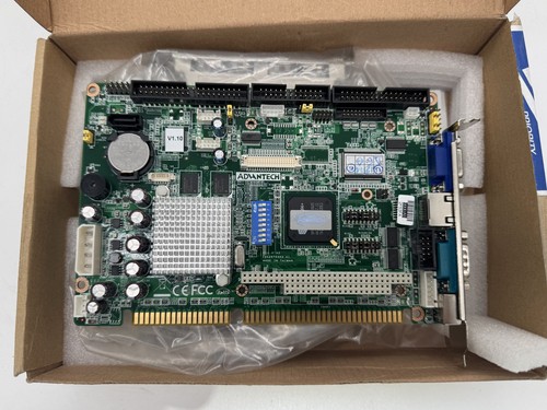 Isa PCA-6743F half-size sbc,cf,lan,lvds,acc,cables,cd,v1.10,vortex 86dx ...