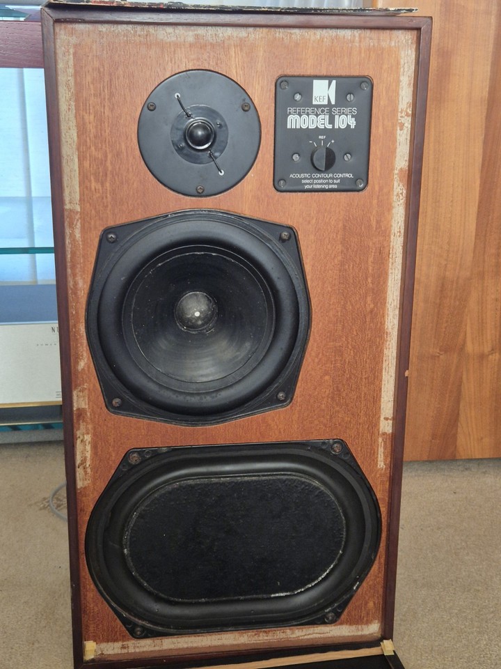 KEF model 104 1970s Speakers | SPARES OR PARTS | eBay UK