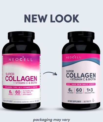 NeoCell Super Collagen Tablets + Vitamins C & Biotin 360 PILLS | eBay