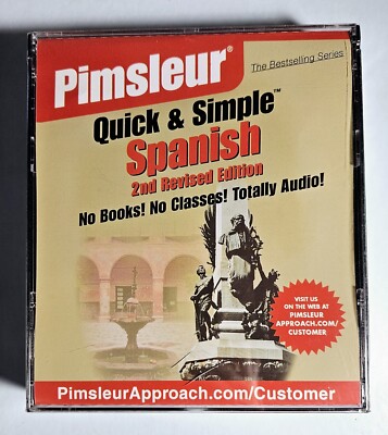 Pimsleur Quick & Simple Spanish 2nd Edition Revised- Audio CDs- NEW ...