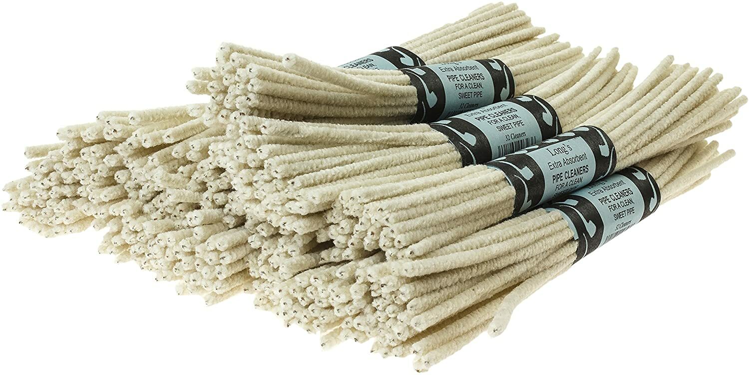 12 Packs of 32 BJ Long 12" Extra Absorbent Churchwarden Pipe Cleaners ...