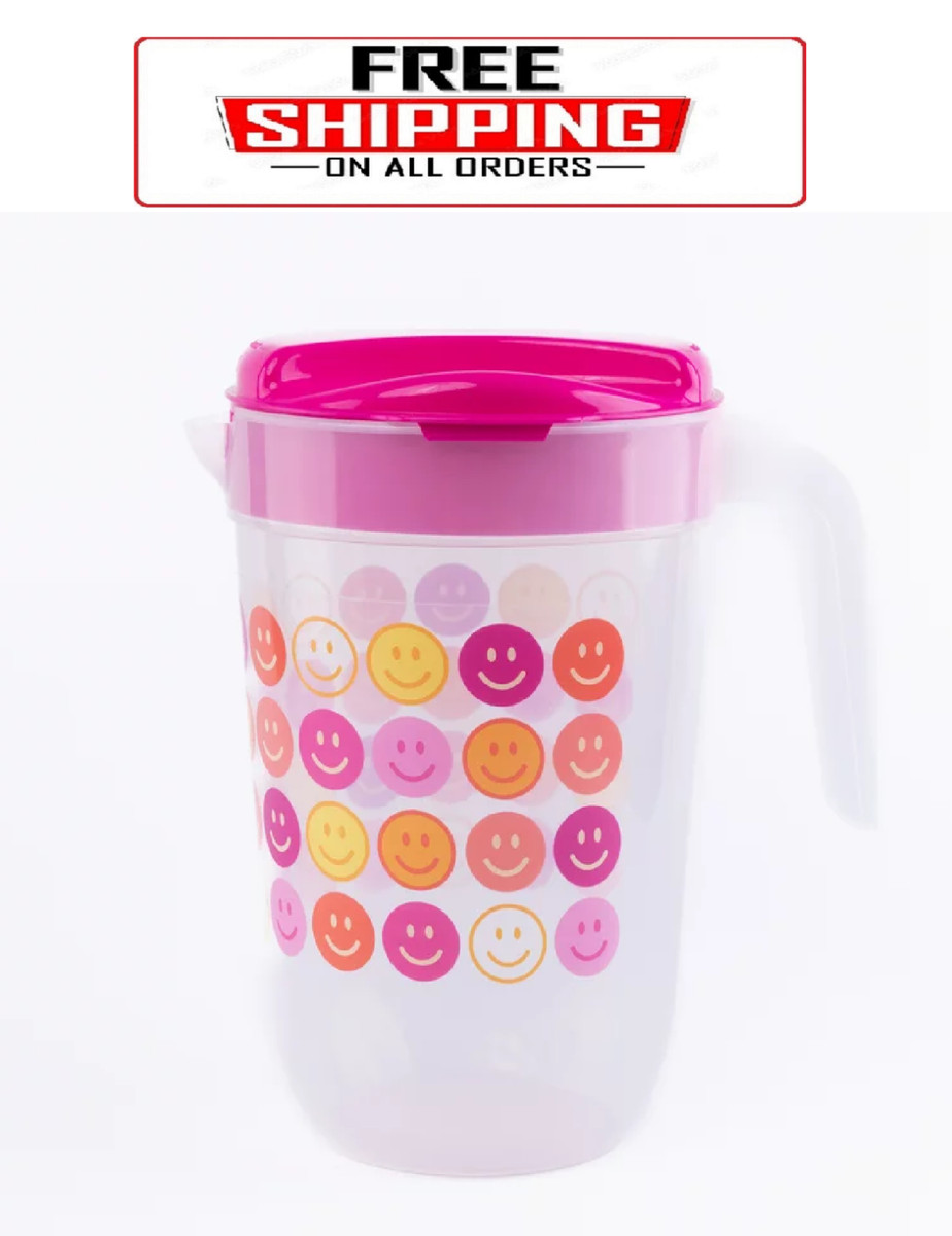 Pink Plastic Pitcher