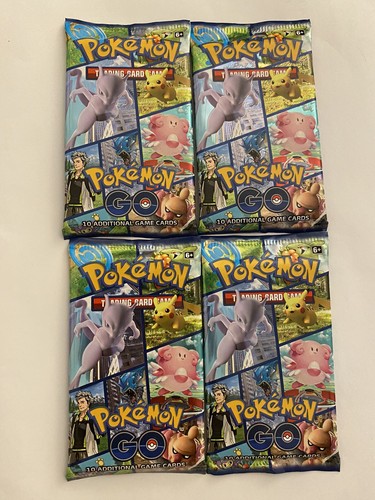(LOT OF 4) Pokemon TCG - Pokémon Go Booster Pack Brand New Factory ...