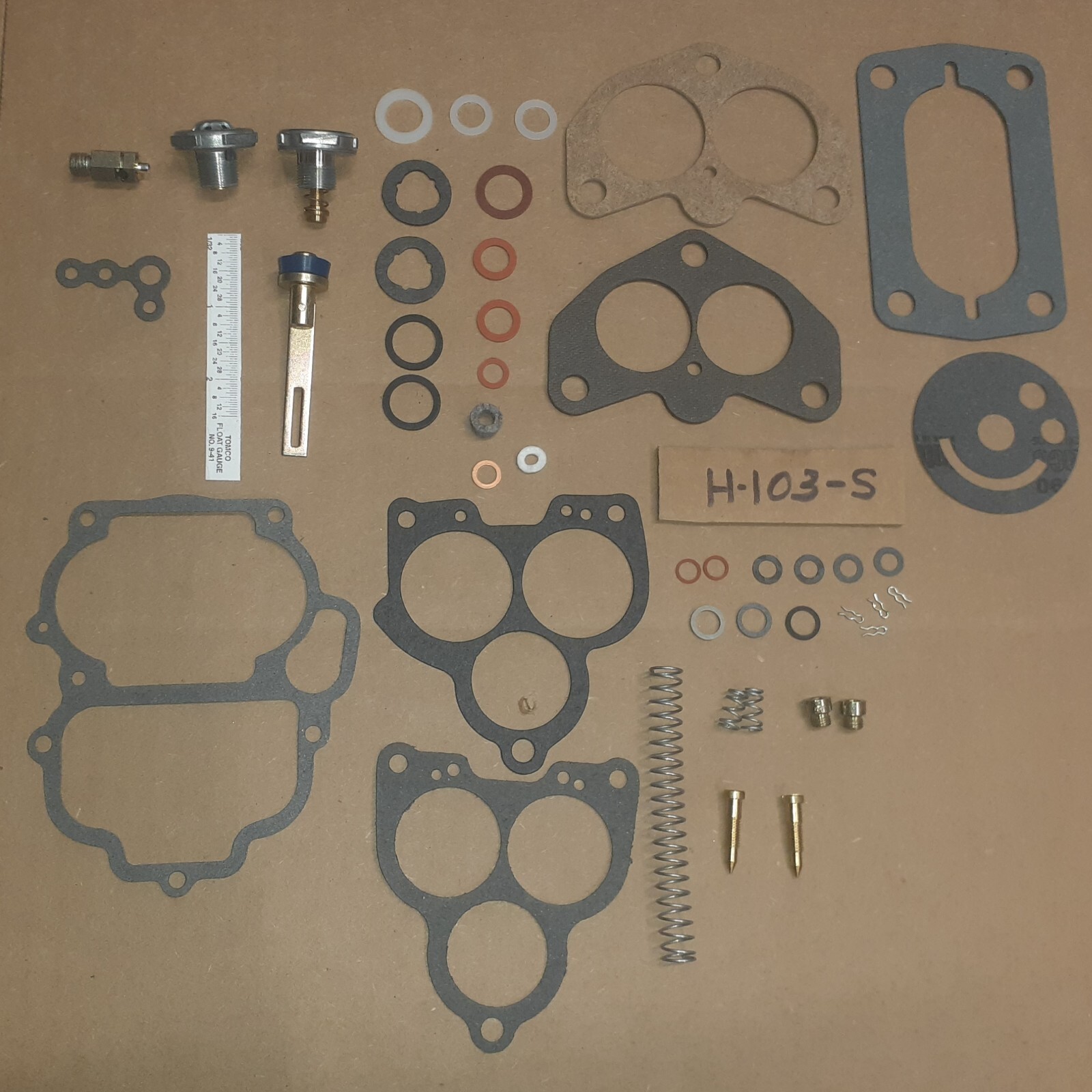 HOLLEY FORD 94 (H-103-S) MASTER REBUILD KIT- 94-2100-2110 flathead tri ...