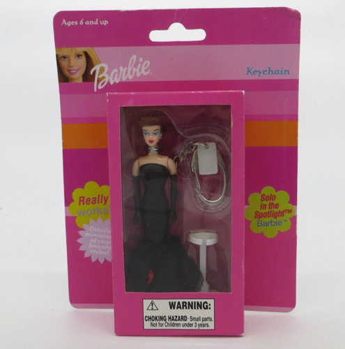 Barbie Keychain Solo In The Spotlight Barbie NEW NIB 2002 Mattel Basic ...