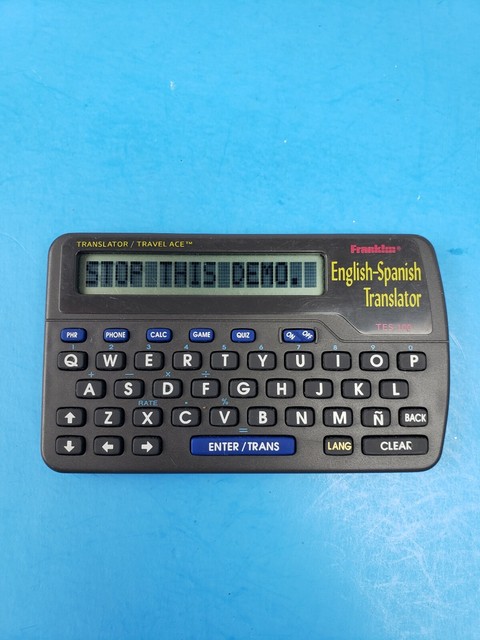 Handheld spanish english translator - eqlopi