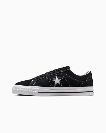 Converse Cons One Star Pro Suede - Black/White [171327C] | eBay