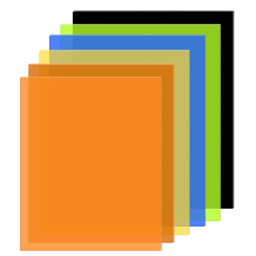 2.8x200x300mm Colored Transparents Perspex Acrylic Plate / Lucite Board ...