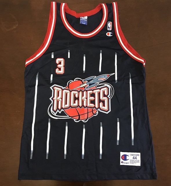 Rare Vintage Champion NBA Houston Rockets Steve Francis Basketball ...
