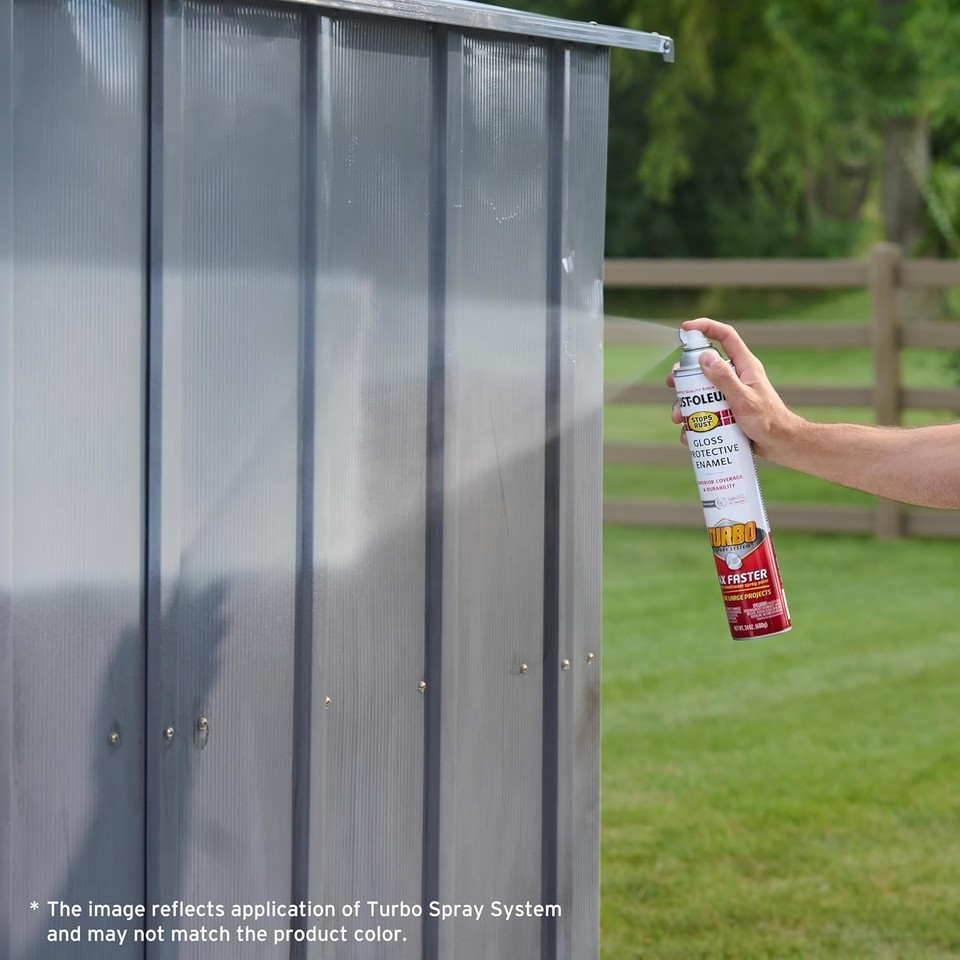 Rust-Oleum 334128 Stops Rust Turbo Spray Paint, 24 oz, Gloss (Select ...