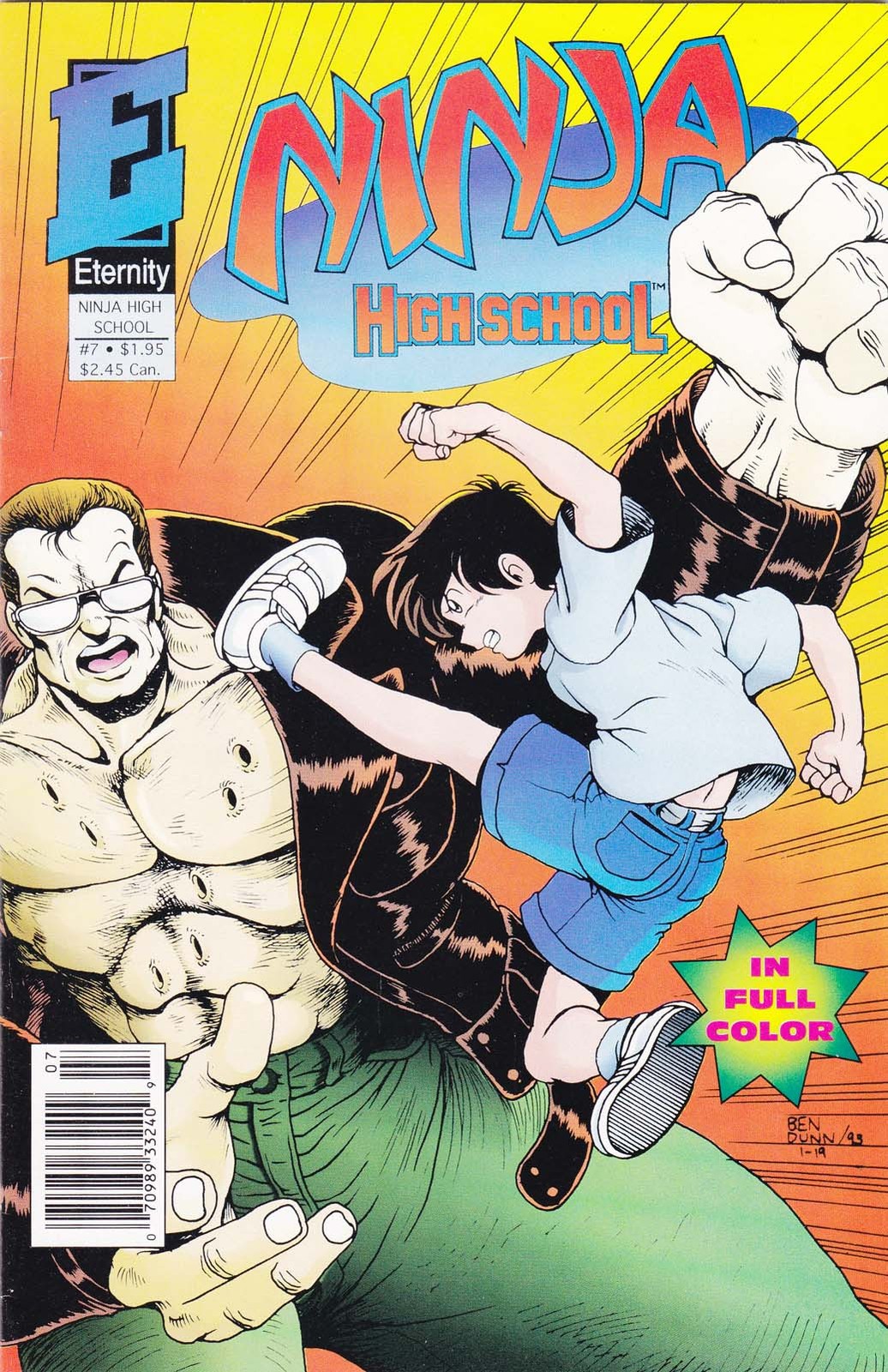 Ninja High School in Color #7 (Newsstand) VF; Eternity | Ben Dunn - w ...