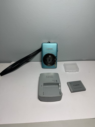 Canon PowerShot Digital ELPH SD1200 IS - Blue - Untested - For Parts or ...