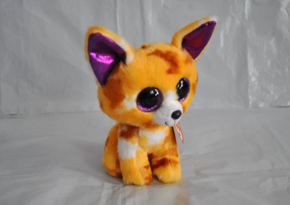 TY Beanie Boos Chihuahua Pablo Glitter Eyes 7" Plush Stuffed Toy New ...