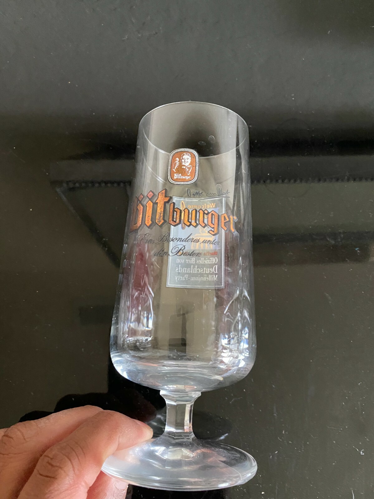 BRAND NEW - Bitburger German Pokale Beer Glass 0.3L Rastal Stemmed | eBay