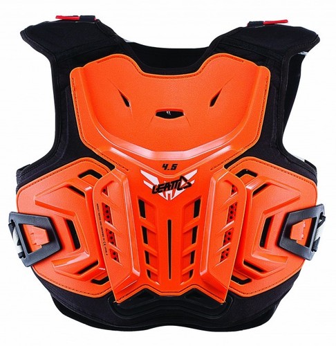 NEW LEATT CHEST PROTECTOR 4.5 JUNIOR BODY ARMOUR ORANGE YOUTH KIDS MX ...