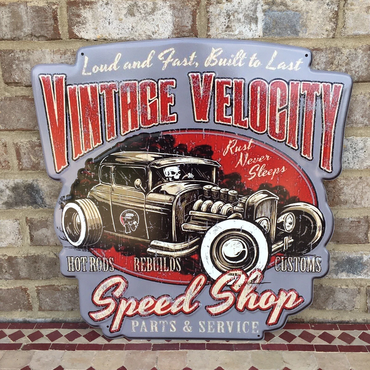 Vintage Speed Shop Sign
