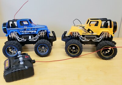 2 Jeep Wrangler New Bright Trucks RC Remote Control. See Description ...