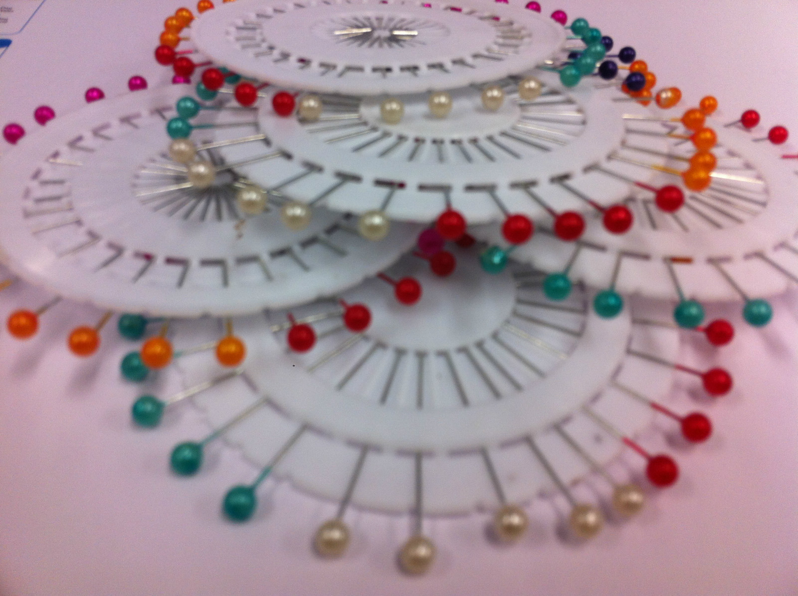 Extra Long Pearl Head Pins, dressmakers, upholstery, crafts, sewing ...