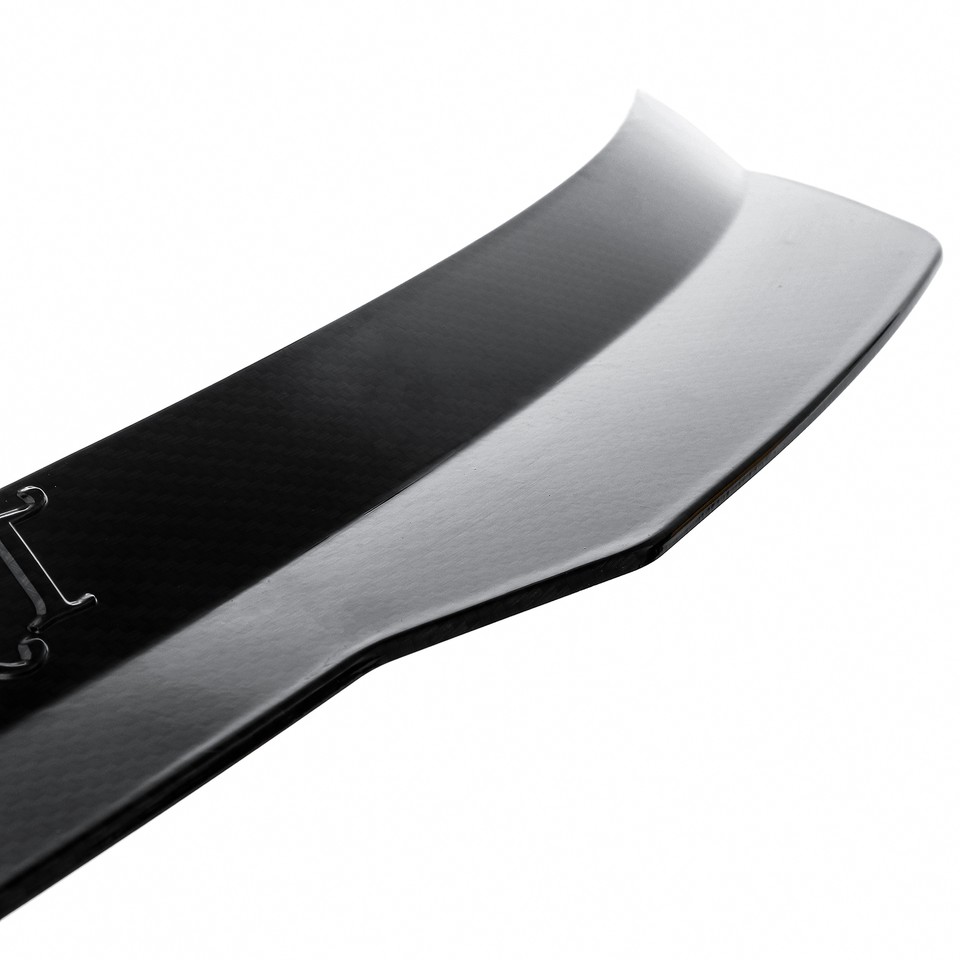 Universal Rear Window Roof Rear Spoiler Kit Visor Deflector (Carbon ...