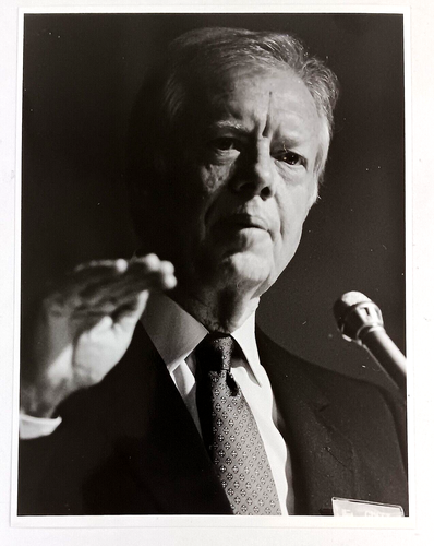 1986 President Jimmy Carter Speech Press Conference Vintage Press Photo ...