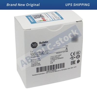 New Allen-Bradley 100-C09D10 100-C IEC 9 A Contactor Screw Terminals ...