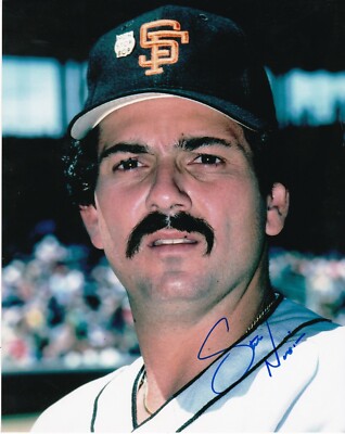 STEVE NICOSIA SAN FRANCISCO GIANTS ACTION SIGNED 8x10 | eBay