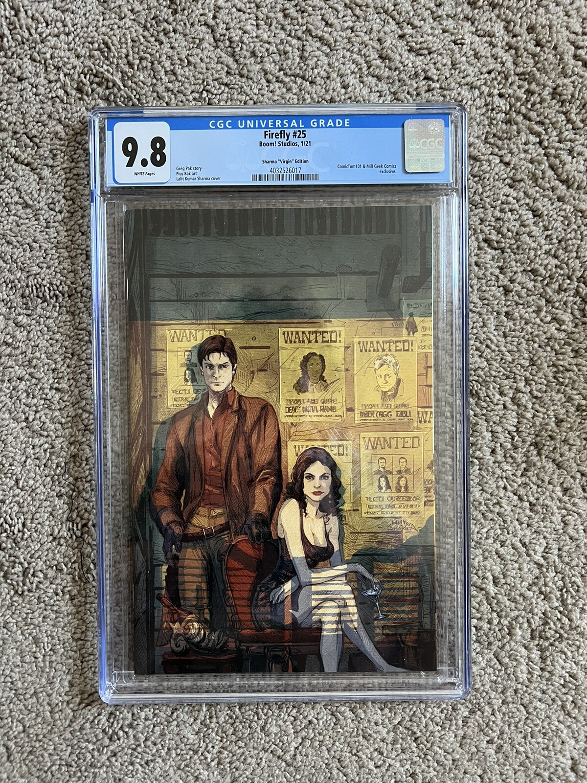 Firefly #25 CGC 9.8 Sharma Virgin Variant Original ComicTom101 Exclusive | eBay