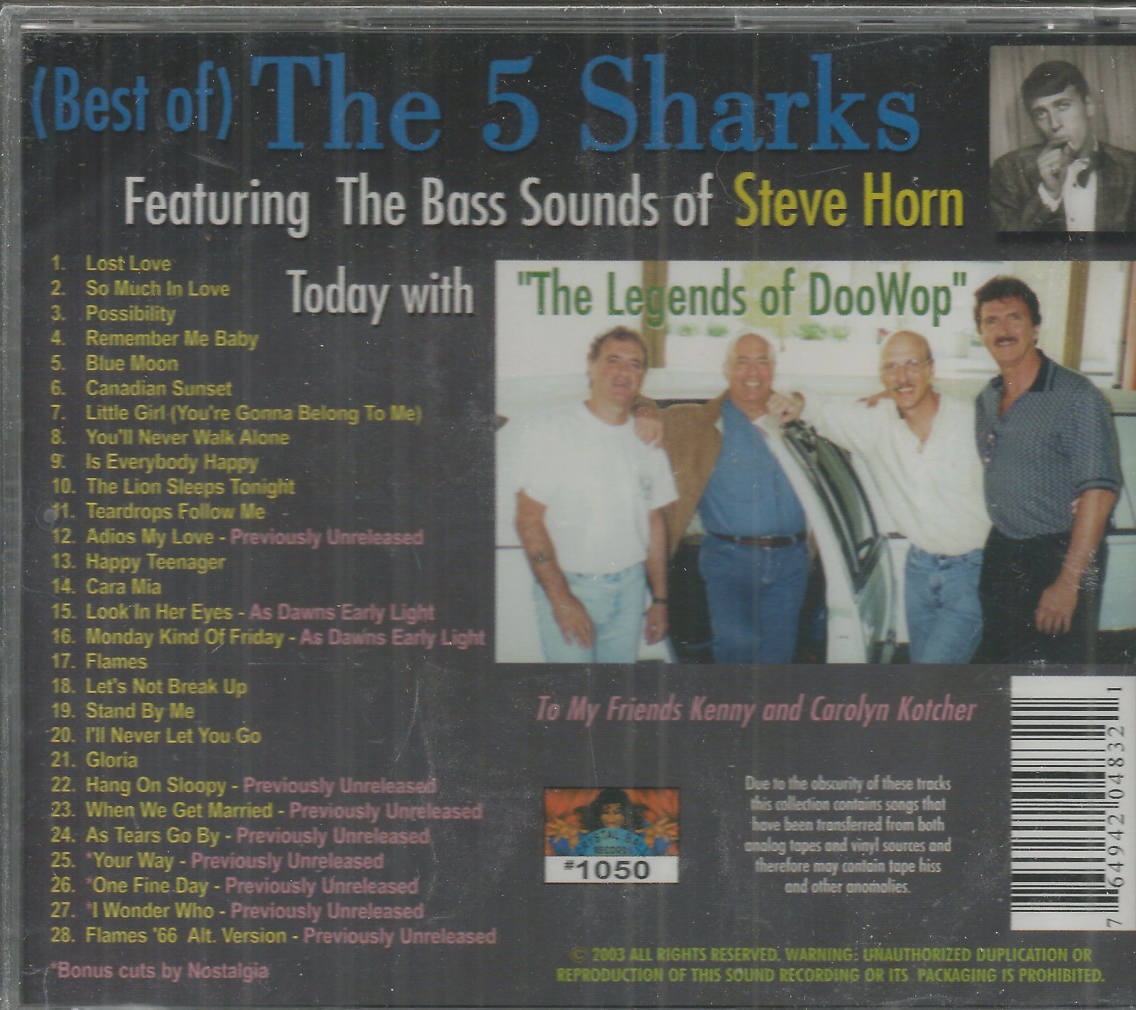 Best of the 5 Sharks by 5 Sharks (CD, 2004) for sale online | eBay