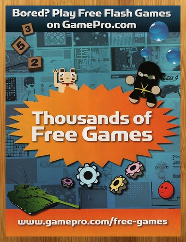 2009 GamePro Flash Video Games Print Ad/Poster Authentic Ninja Tank ...