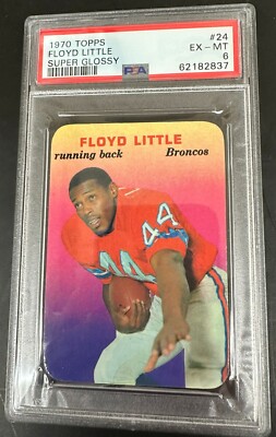 1970 Topps Super Glossy #24 Floyd Little PSA 6 | eBay