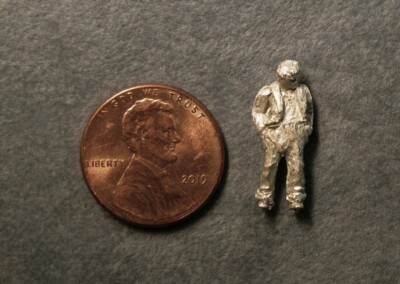 Gandy Dancers HO Scale Metal Unpainted Figure "Man with Hands in His ...