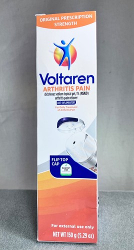 VOLTAREN Arthritis Pain Relief Topical Gel 5.29 Oz New in Box Exp. 11/ ...