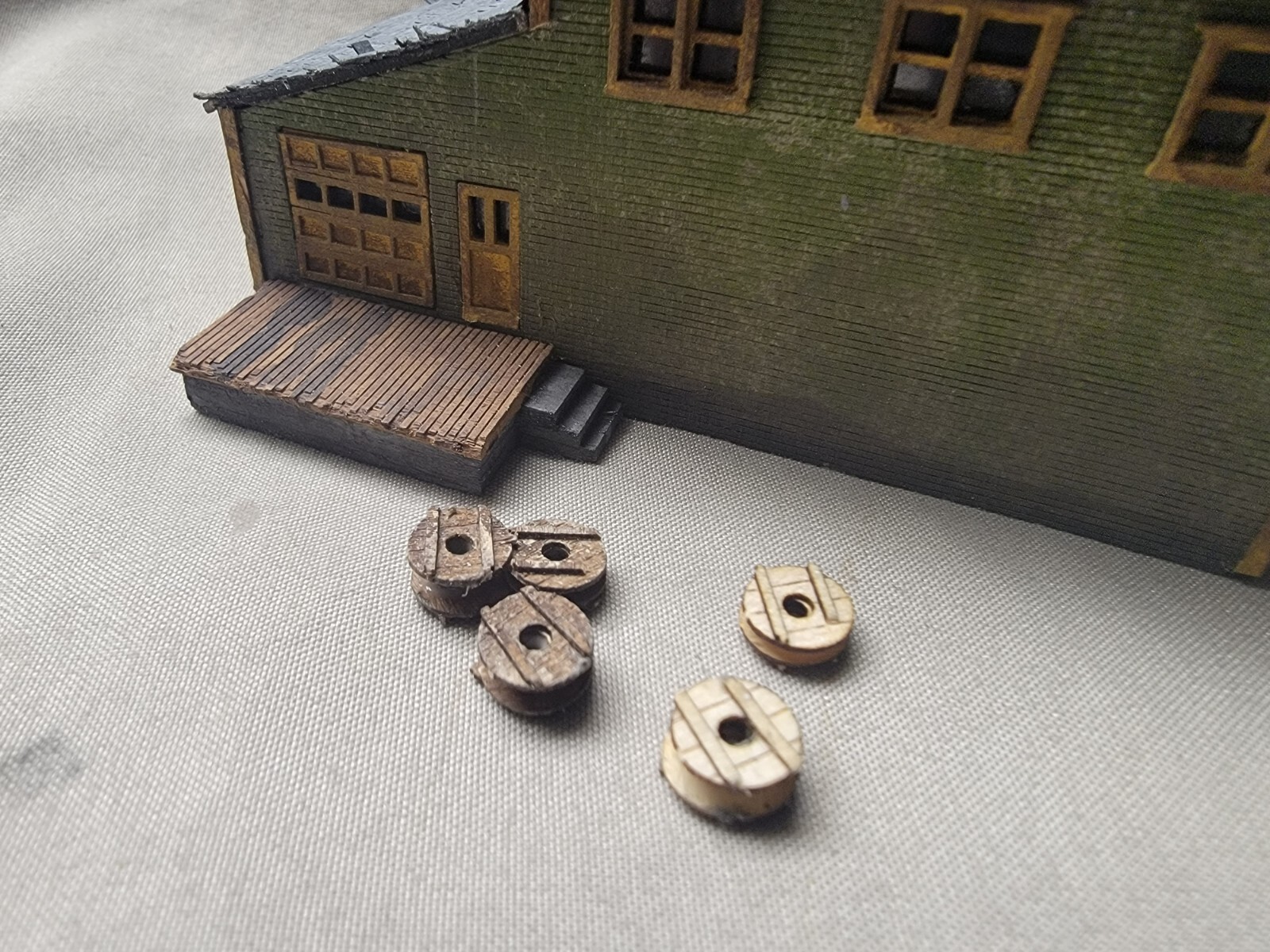 Laser Cut N Scale Cable/Wire Reel Set Of 12 | eBay