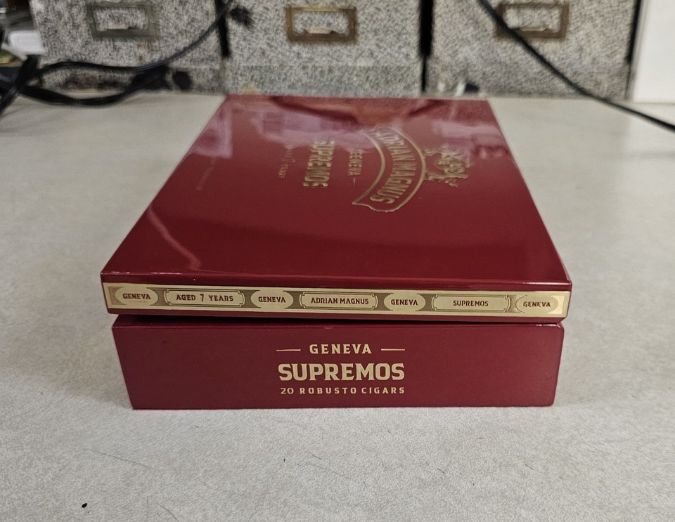 Adrian Magnus Empty Wooden Cigar Box | eBay