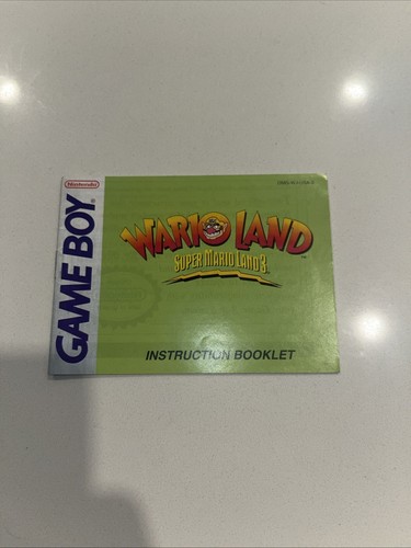 Wario Land/Super Mario Land 3 - Nintendo Game Boy - Instruction Booklet ...