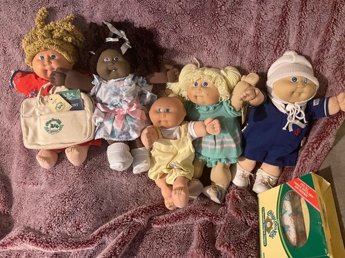 Lot Cabbage Patch Kids Dolls AA Popcorn Preemie Boy Box Cpk Diapers | eBay