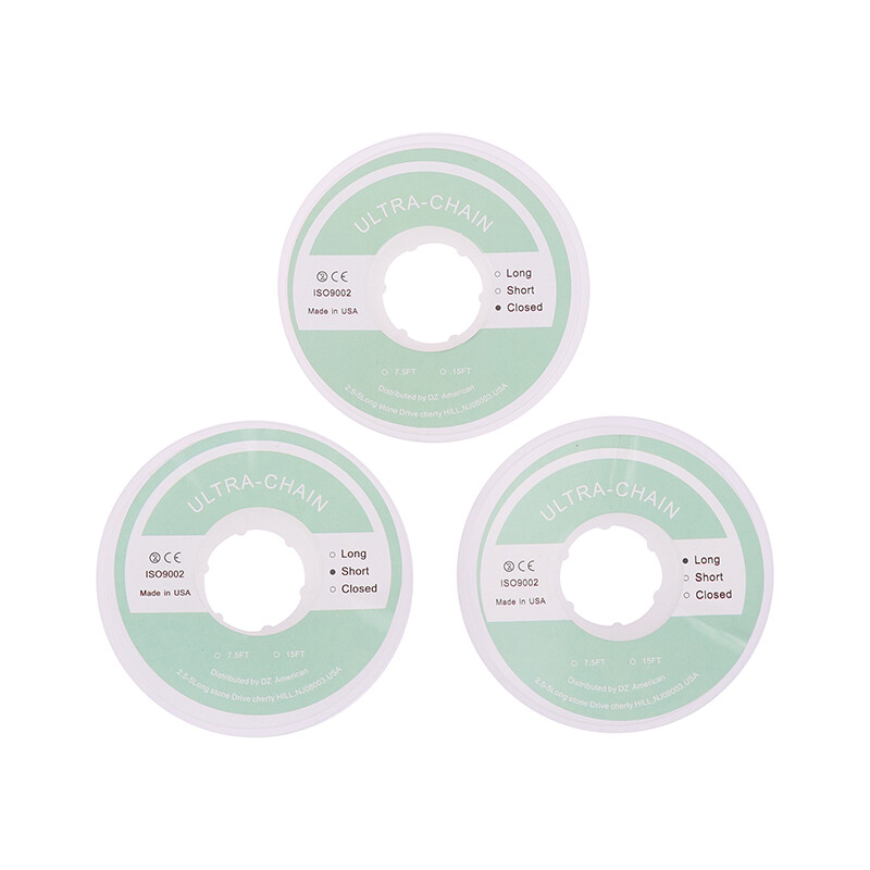 Clear Rubber Chain Orthodontic Elastic Ultra Power Chain Rubber Band ...