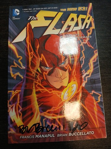 The Flash #1 DC Comics 2012 October 2013 Signed By Brian Buccellato ...