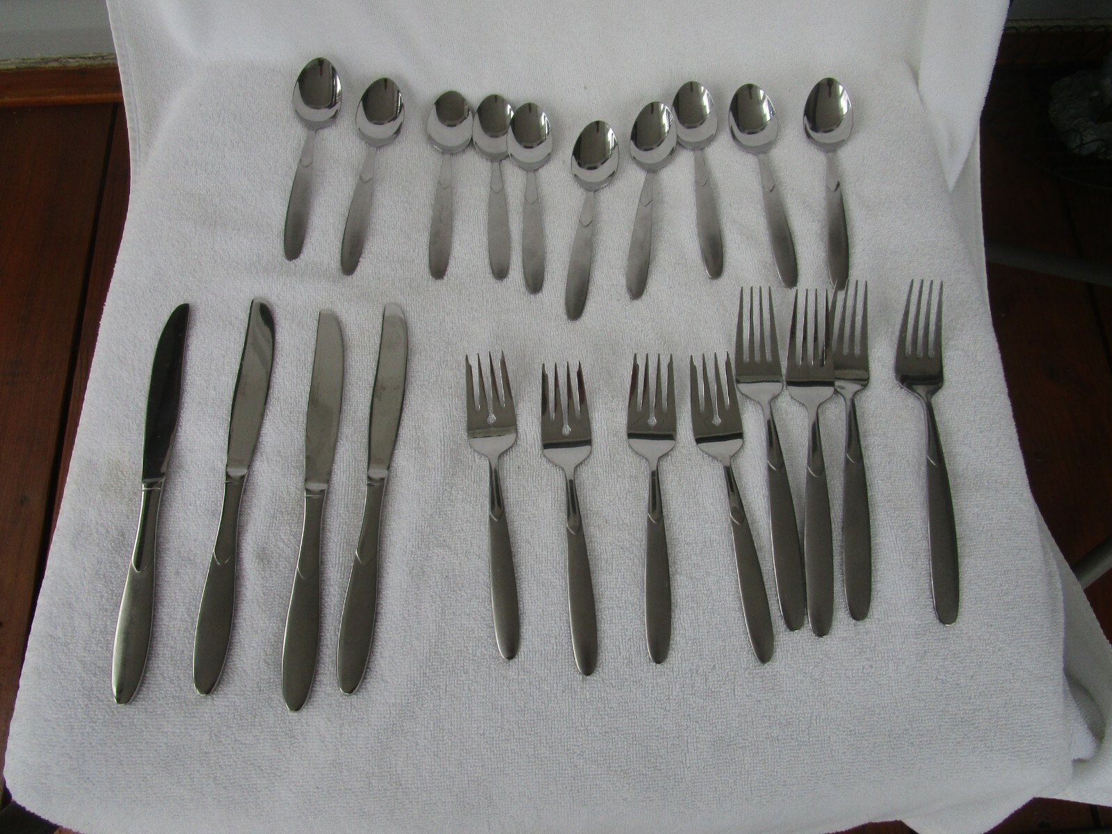 CAMBRIDGE Stainless China Flatware~~ 22 Pieces Set!!~~QUALITY!! | eBay