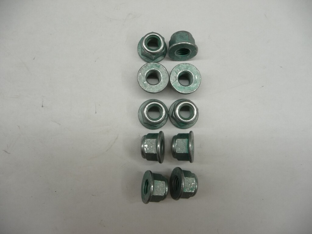 2012-2016 Lamborghini Aventador Hexagon Collar Nut Set of 10 N10272302 ...