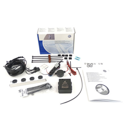 Original VW Audi Seat Skoda Nachrüstkit Parktronic Einparkhilfe hinten ...