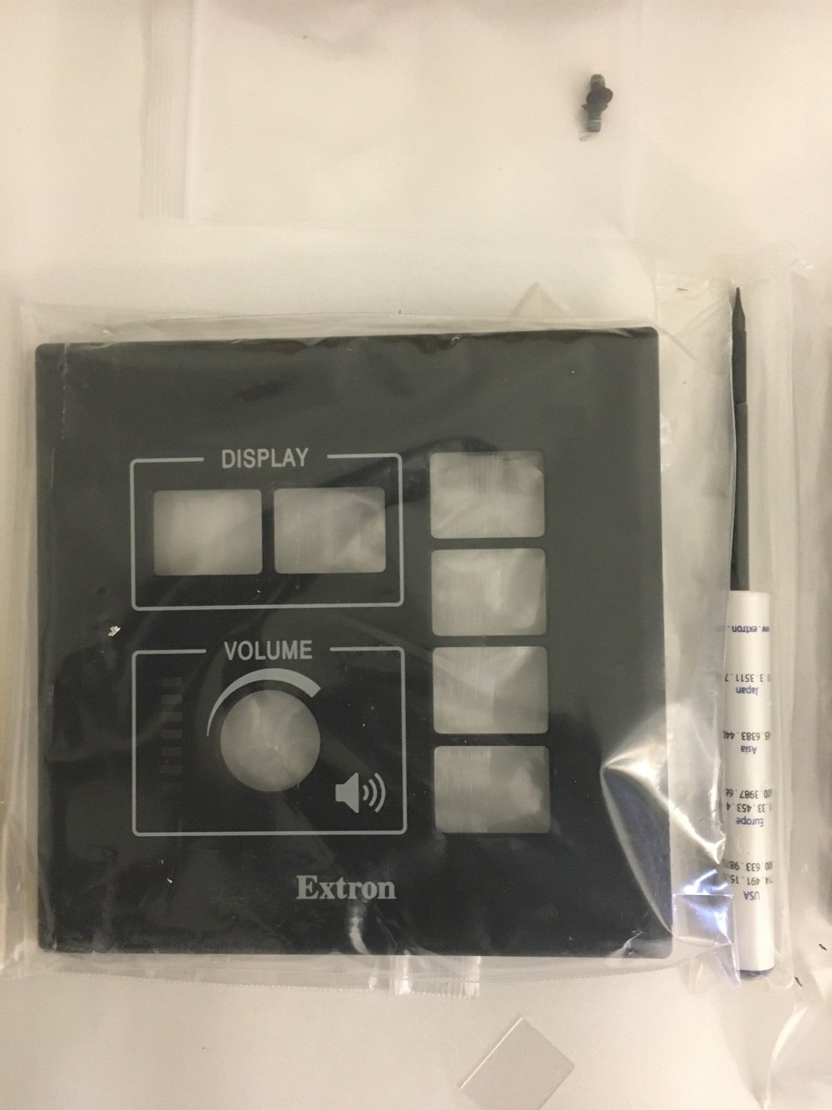 Extron MLC Plus 100 Face Plate (black) 21-623-xxlf for sale online | eBay