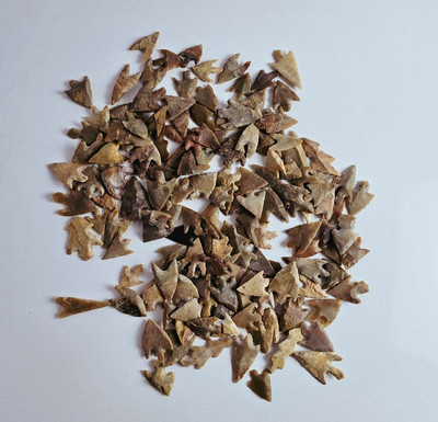 Neolithic & Paleolithic - Neolithic Arrowheads 5 Genuine Saharan Flint