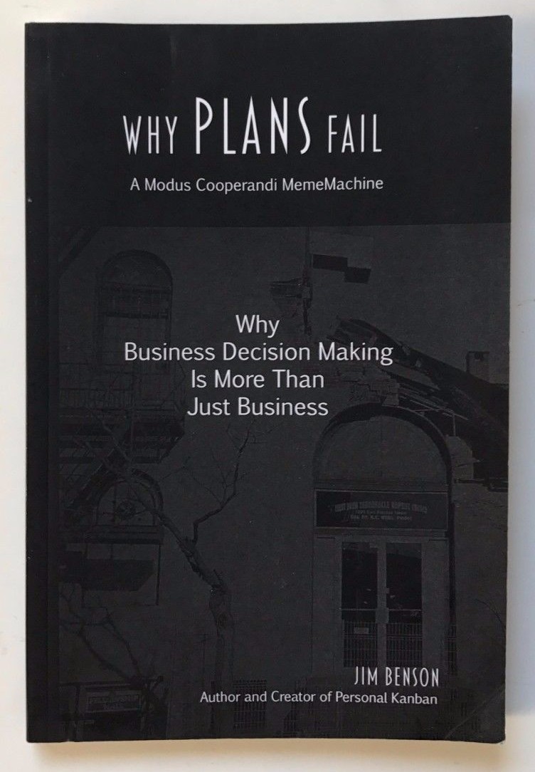 Why Plans Fail : by Jim Benson (2014, Paperback) 9780989081238 | eBay