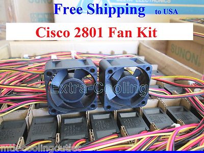 Set of 2x new fans for Cisco 2801 Router CISCO2801 CK-2801-FAN-1/2 | eBay