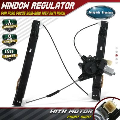 Power Window Regulator w/ Motor 6pin for Ford Focus 2012-2016 Front RH ...