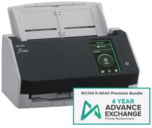 Ricoh FI-8040 Document Scanner Premium Bundle CG01000-310059 ...